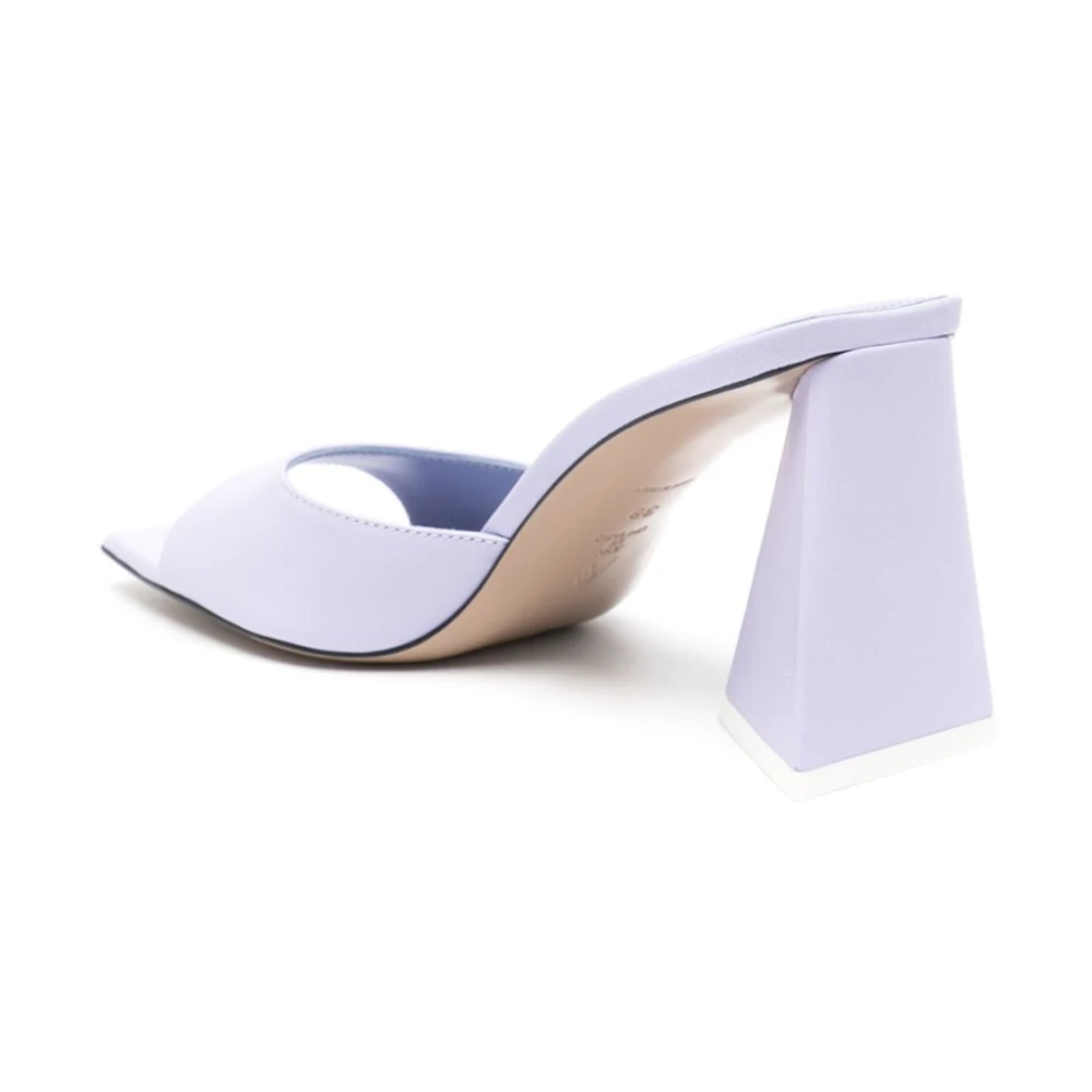 The Attico Lila Mini Devon Hakken Purple Dames - Schoenen.nl