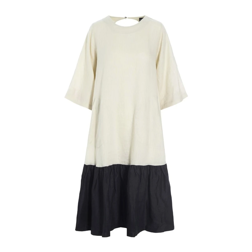 Luftig Lin Kjole Elfenben/Svart | Bitte Kai Rand | Sommerkjoler | Miinto.no
