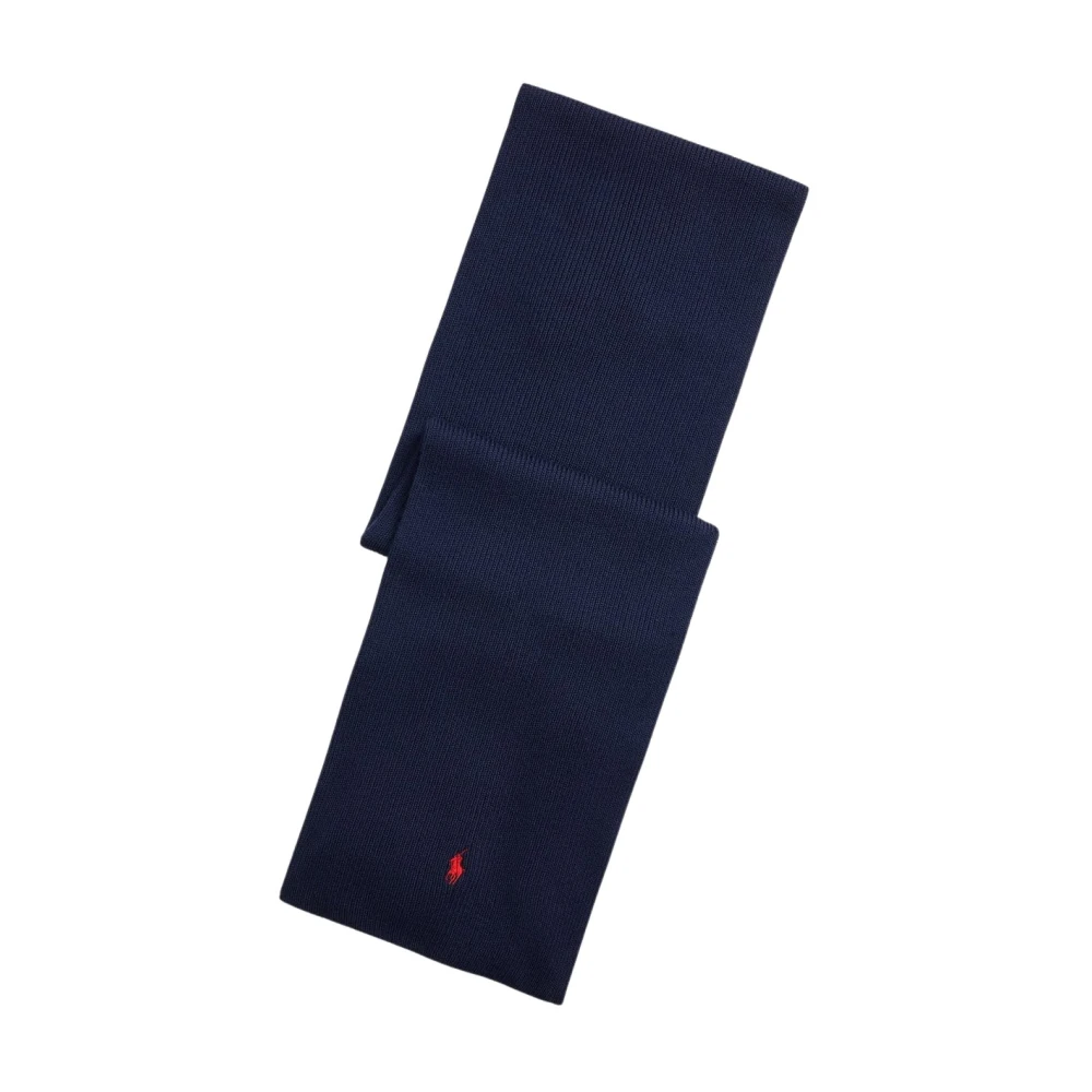 Marineblå Signaturbrodert Skjerf | Polo Ralph Lauren | Mann | Miinto.no