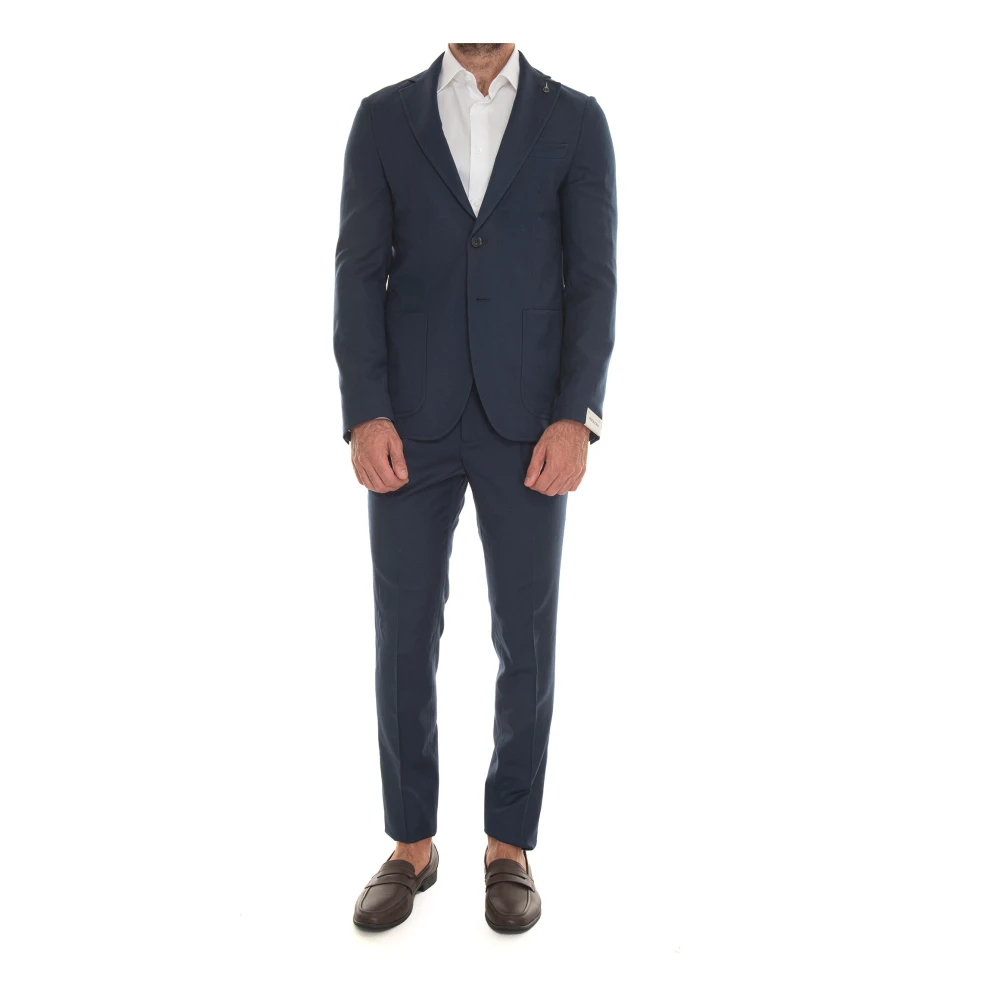 Pak met 2 knopen, Ongevoerd, Opgezette Zakken | Paoloni | Heren | Miinto.nl