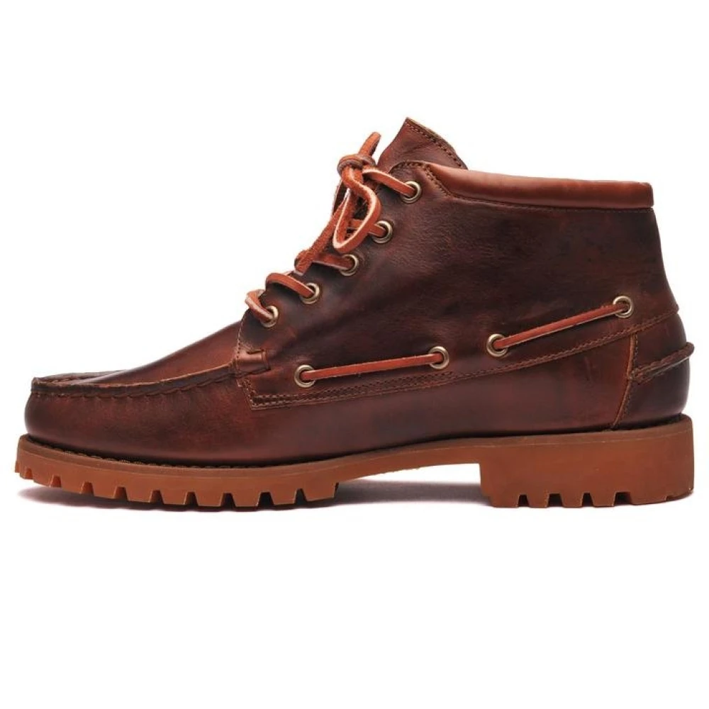 Sebago Ranger Mid wasachtige waterdichte laarzen Brown Heren - Schoenen.nl