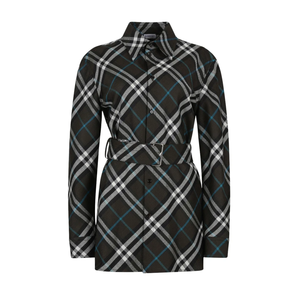 Svart Belte Rutete Skjorte | Burberry | Dame | Miinto.no