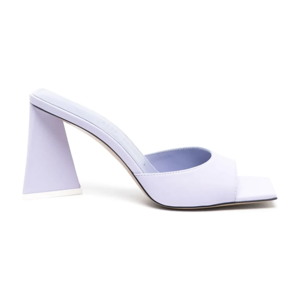 The Attico Lila Mini Devon Hakken Purple Dames - Schoenen.nl