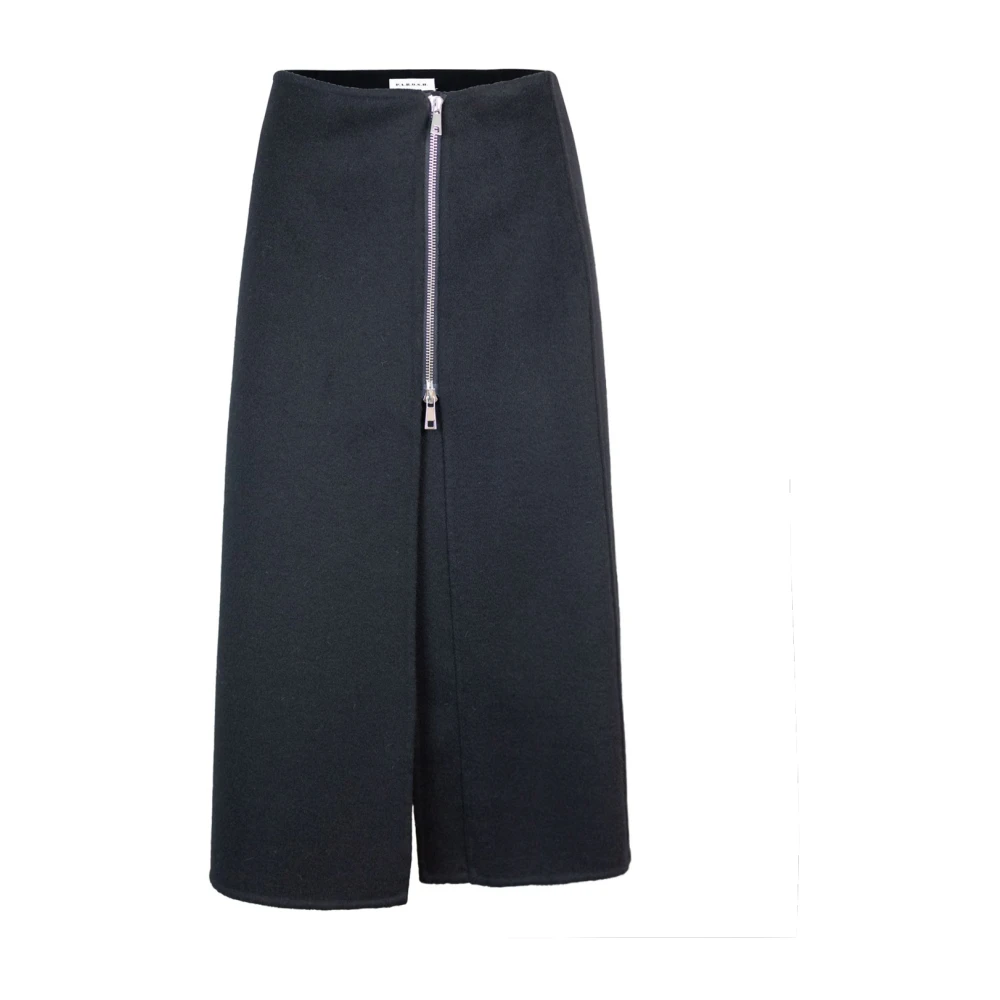 Schwarzer Woll-Midi-Rock | P.A.R.O.S.H. | Damen | Miinto