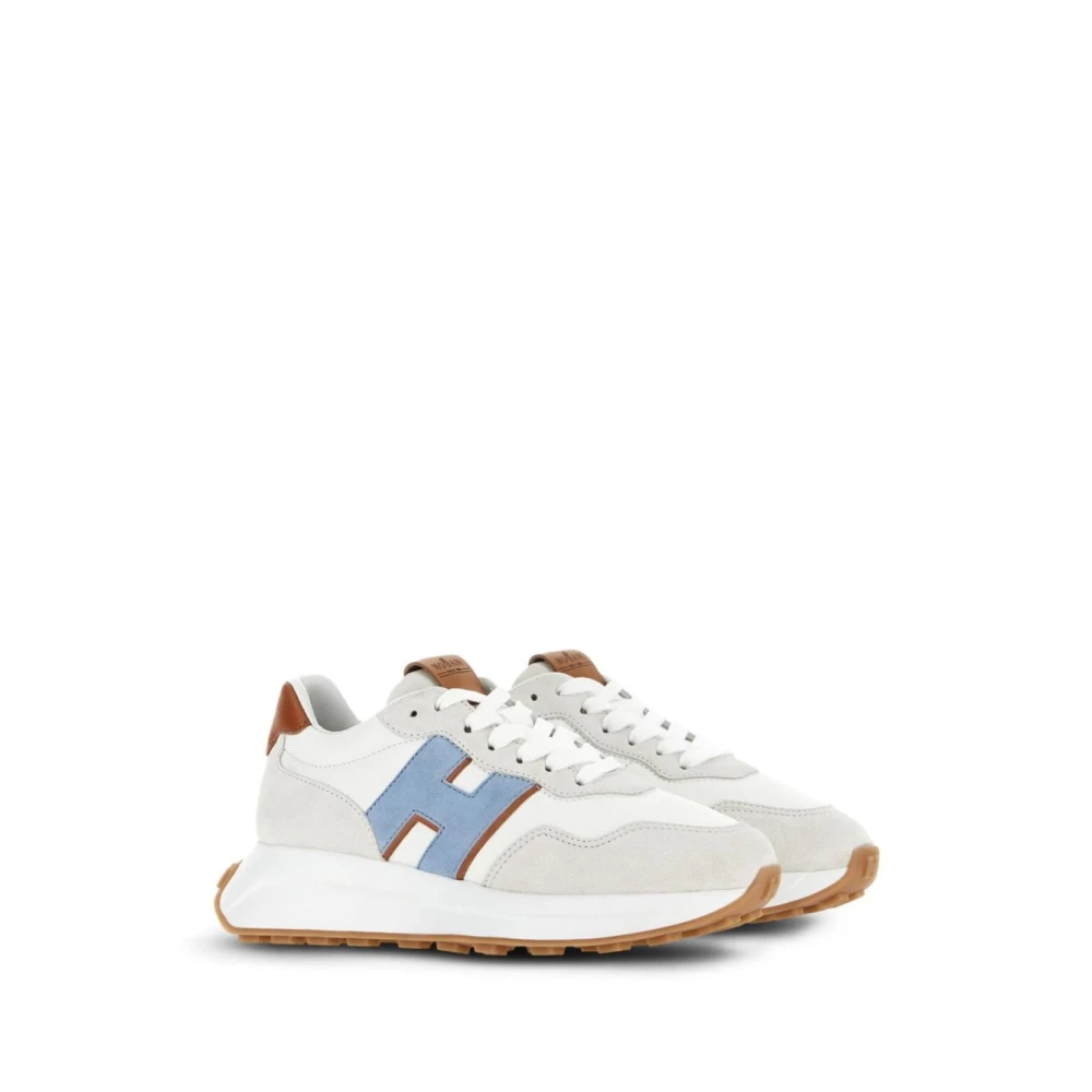 Hogan Witte H641 Sneakers met Clue Sky H Logo White Dames - Schoenen.nl