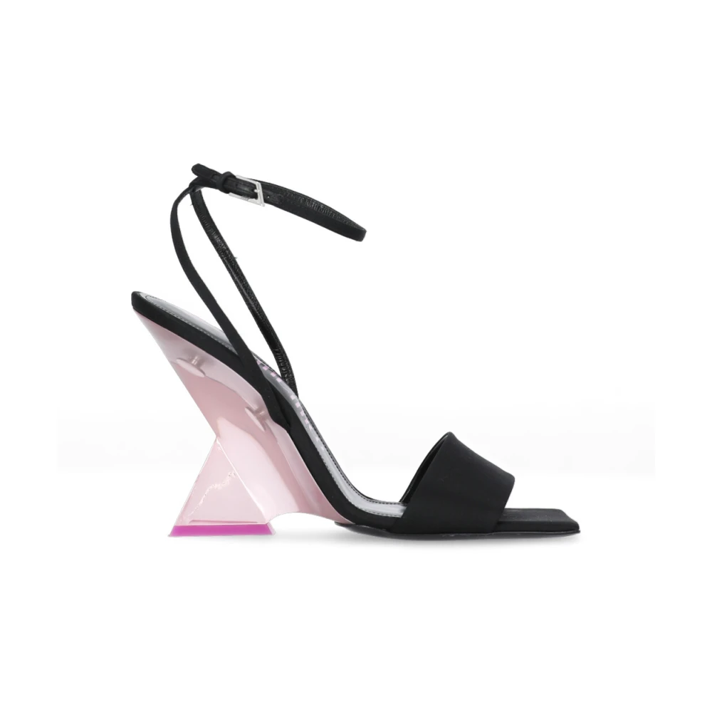 Black Geometric Heel High Heel Sandals | The Attico | Women | Miinto