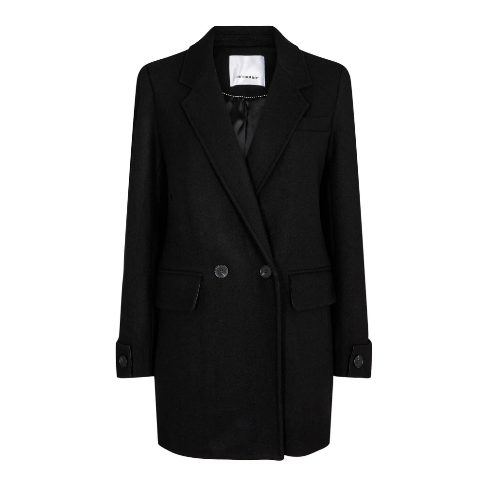 Klassisk Sort Jakke med Lange Ærmer | Co'Couture | Blazer | Miinto.dk