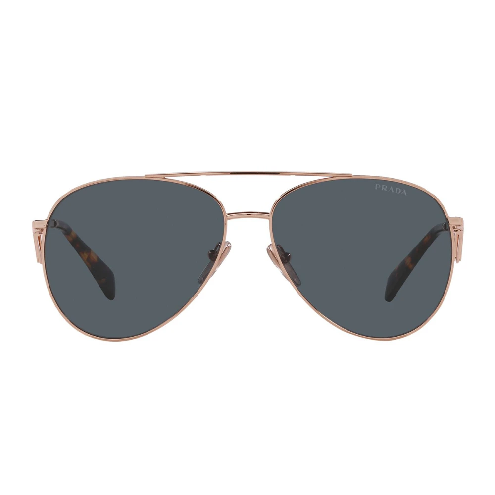 Metal Pilot Solbriller med Dobbelt Bro | Prada | Solbriller | Miinto.dk