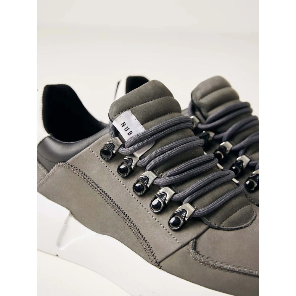 Nubikk Roque Roman Dark Grey Combi Sneakers Gray Heren - Schoenen.nl