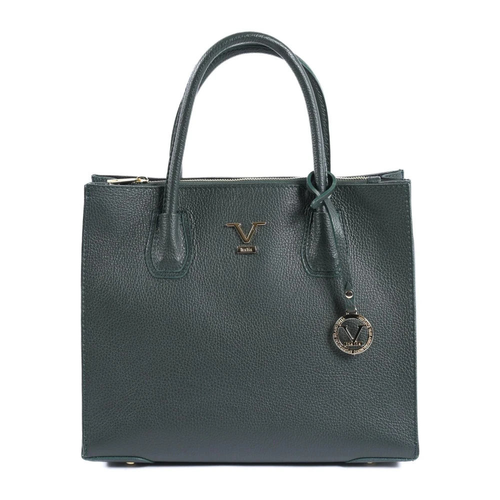 Mørkegrønn Skinnhåndveske | 19v69 Italia | Håndvesker | Miinto.no