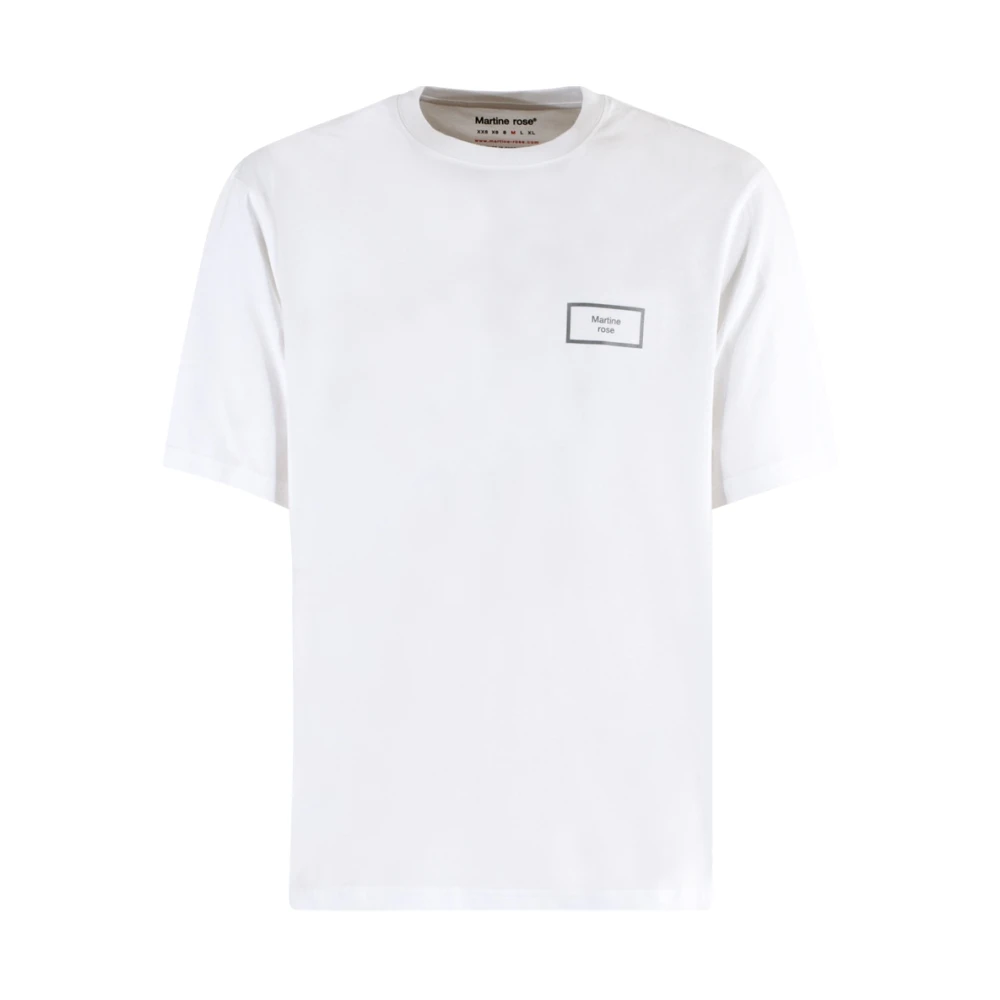Hvid Logo Print Klassisk Tee | Martine Rose | Mand | Miinto.dk