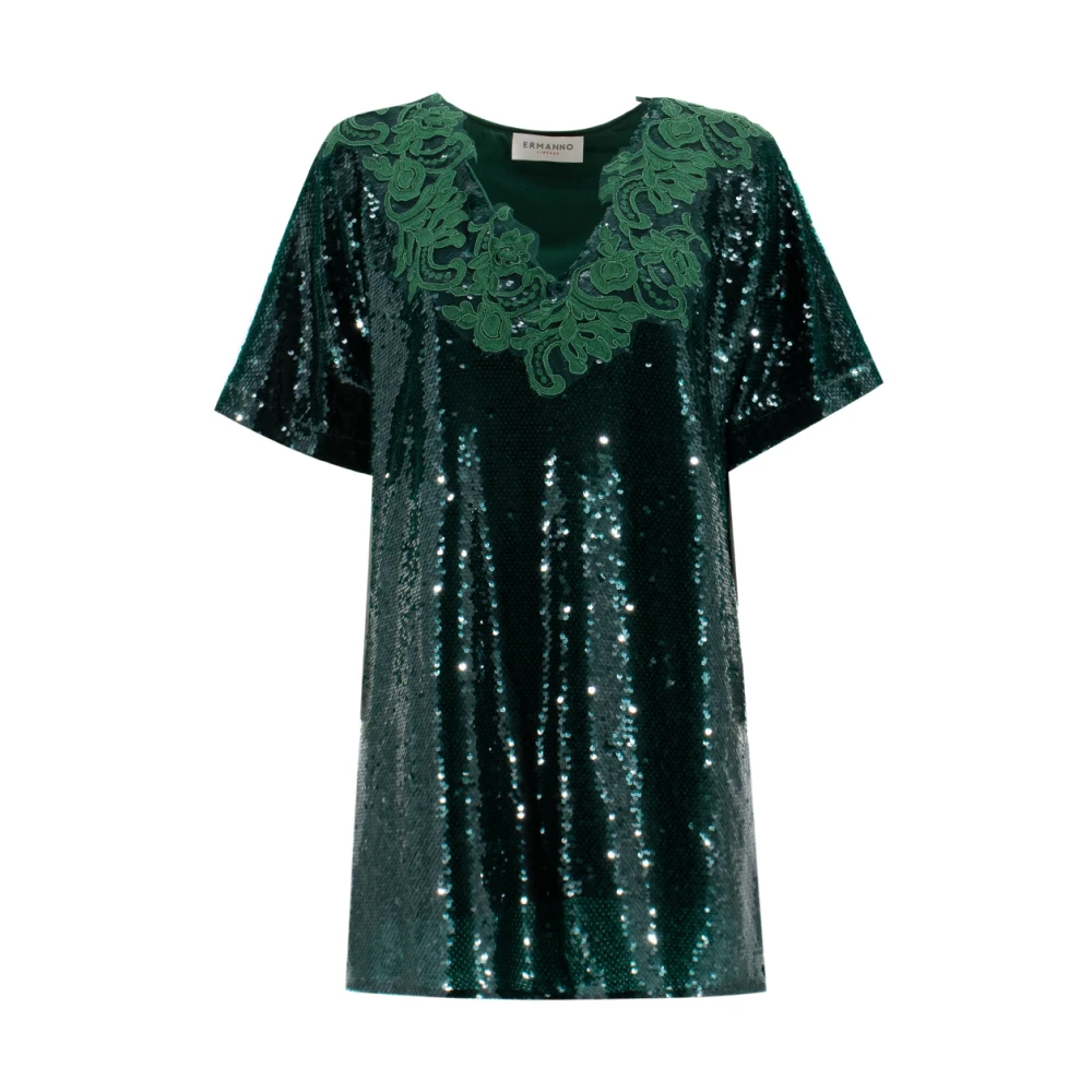 Glamourøs Paillet Mini Kjole | Ermanno Scervino | Dame | Miinto.dk