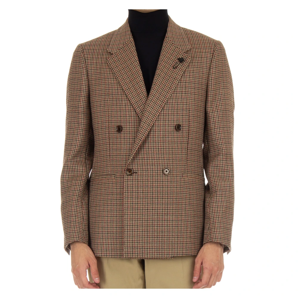 Double-Breasted Patch Pocket Jacket | Lardini | Blazers | Miinto.nl