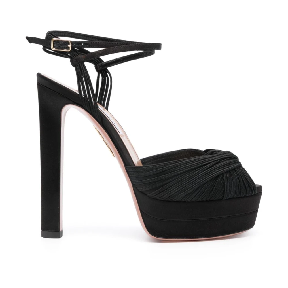 Sorte Sandaler med Tvistdetaljer | Aquazzura | Sandaler med hæl | Miinto.dk