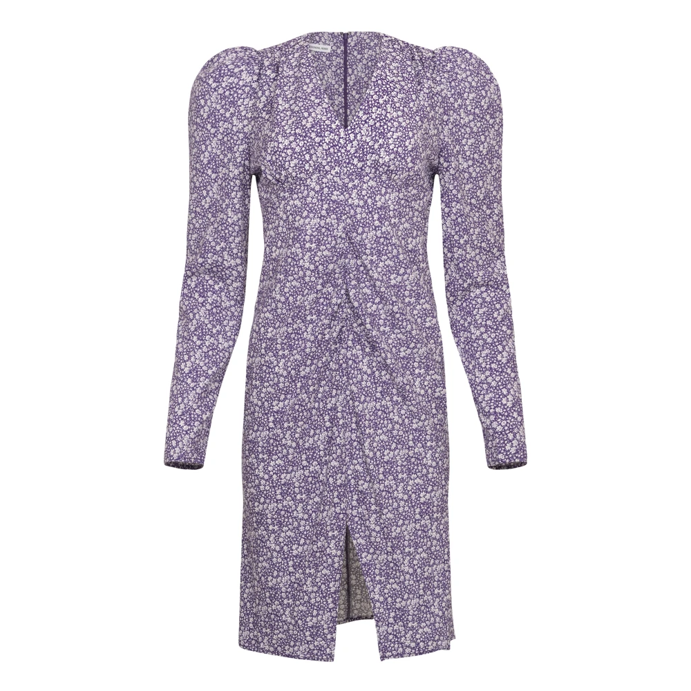 Hawaii Midi Dress - Purple Flower Print | Designers Remix | Dame ...