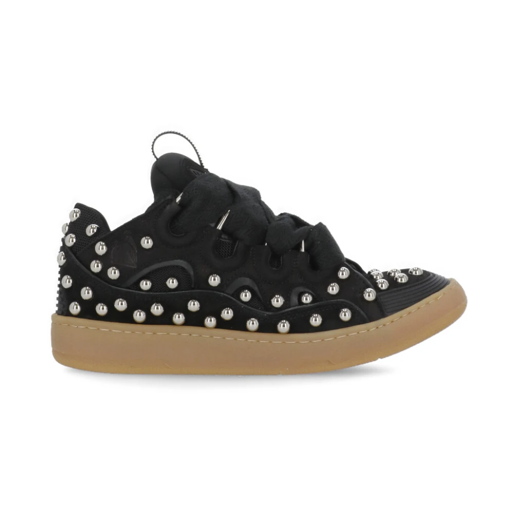 Sorte sneakers med studs og Mother & Son logo | Lanvin | Sneakers ...