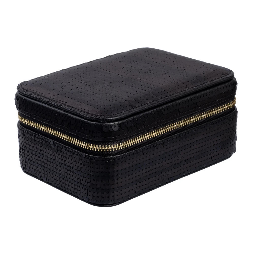 SEQUIN JEWELLERY BOX BLACK | Dark | Smykkeskrin | Miinto.no