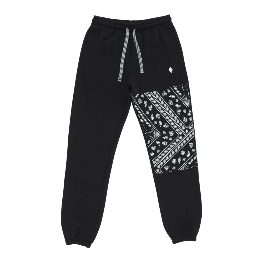 Bandana Relax Sweatpants Sort Hvid | Marcelo Burlon | Joggingbukser ...