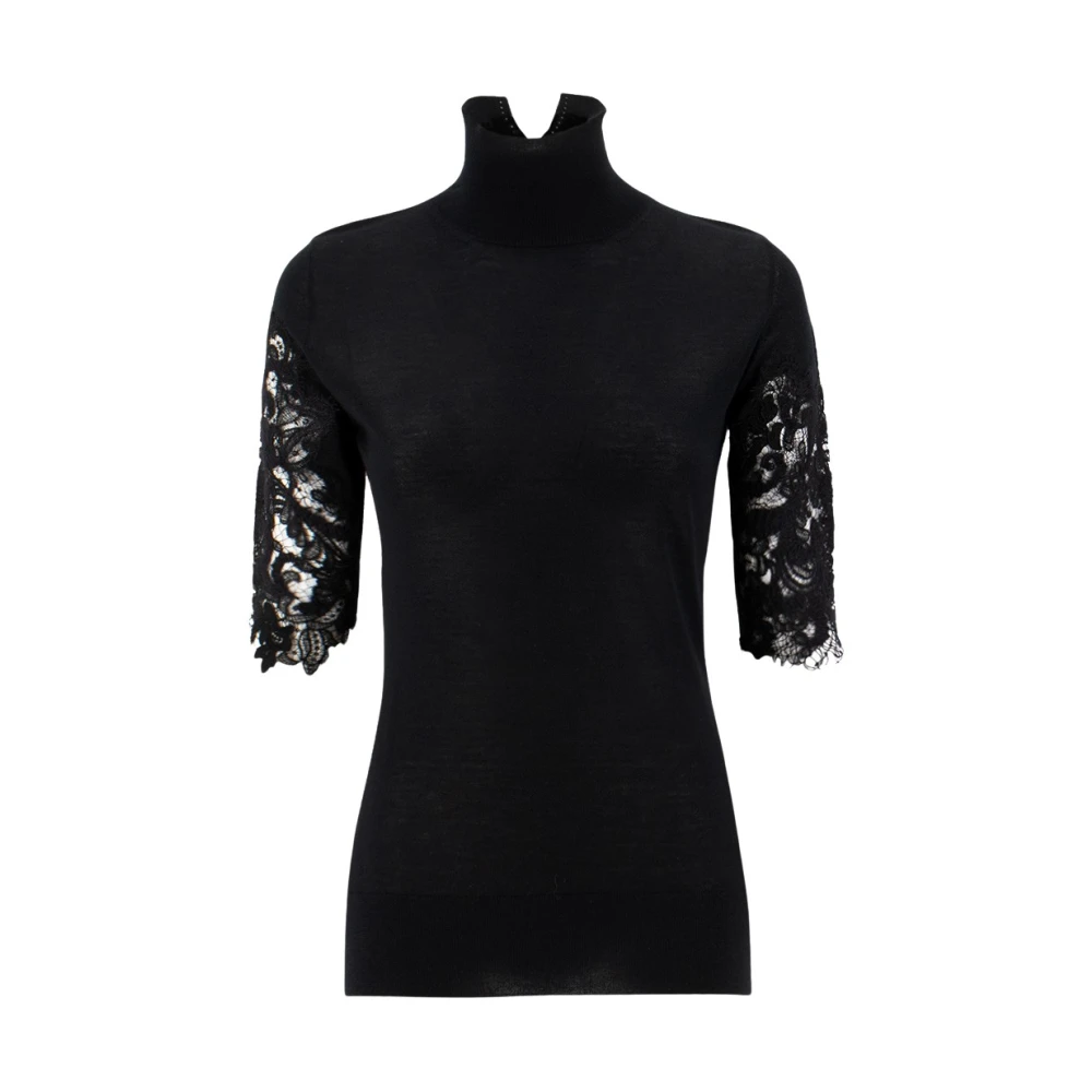 Sort Cashmere Blondeblonde Sweater | Ermanno Scervino | Rullekraver ...