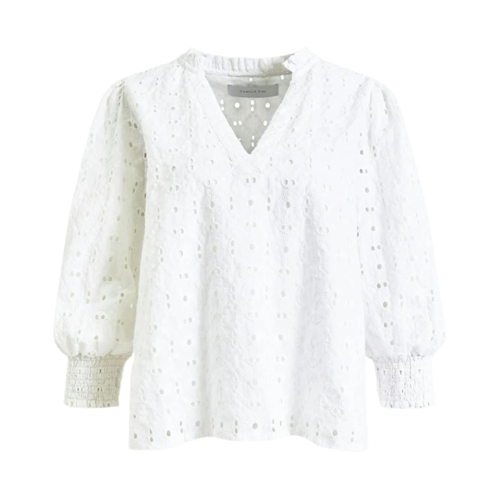Hvit Claudia Blonder Bluse | Camilla Pihl | Dame | Miinto.no