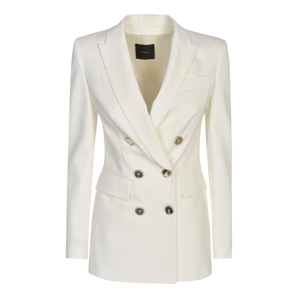 Glorioso Hvit Dobbeltspent Blazer | PINKO | Dame | Miinto.no