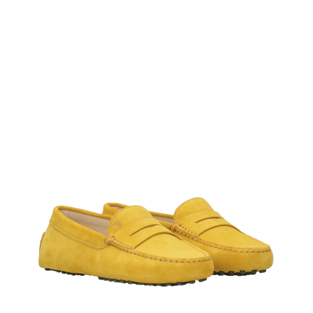 TOD'S Gele Suède Sandalen Yellow Dames - Schoenen.nl