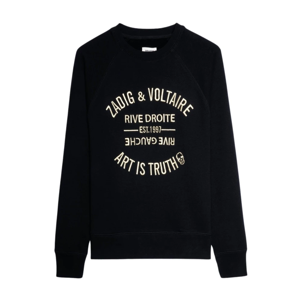 Broderet Sweatshirt - Sort | Zadig & Voltaire | Sweatshirts | Miinto.dk