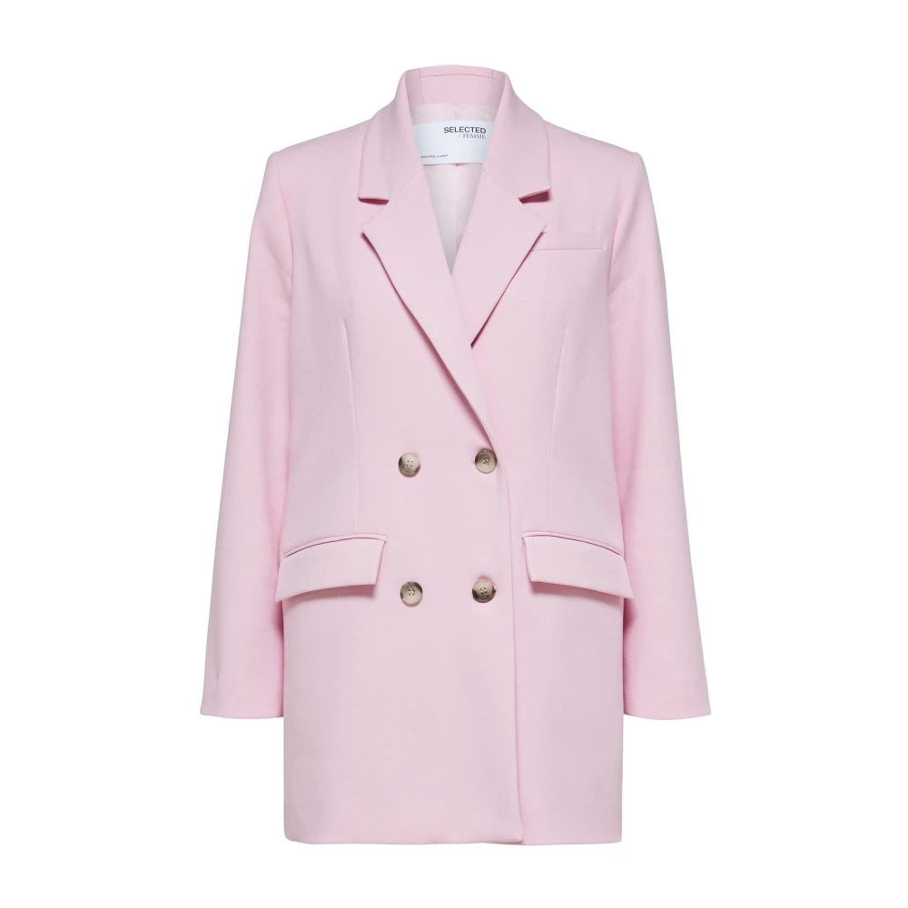 Myla LS Avslappet Blazer - Bærekraftig Dobbeltradet Stil | Selected ...