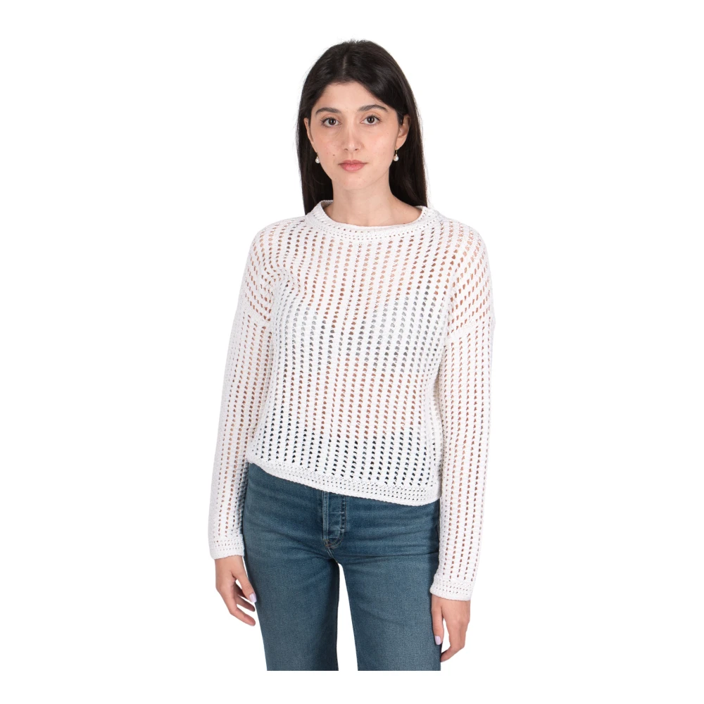 Virkad Crew Pullover Optic | Vince | Tröjor | Miinto.se