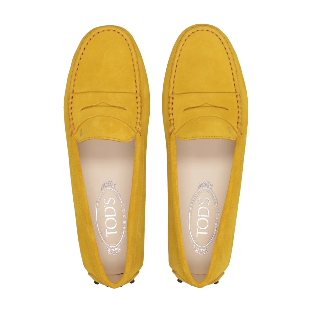 TOD'S Gele Suède Sandalen Yellow Dames - Schoenen.nl