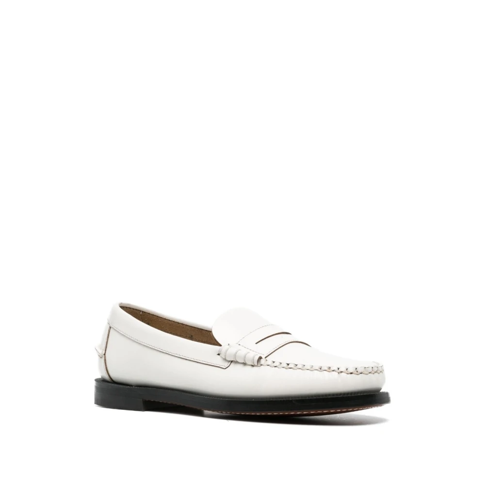 Sebago Dan Boat Flesh Out Zonder sluiting White Dames - Schoenen.nl