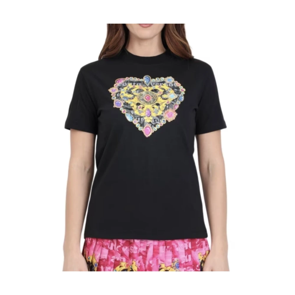 Svart Hjerte Logo Jeans | Versace Jeans Couture | T-Skjorter | Miinto.no