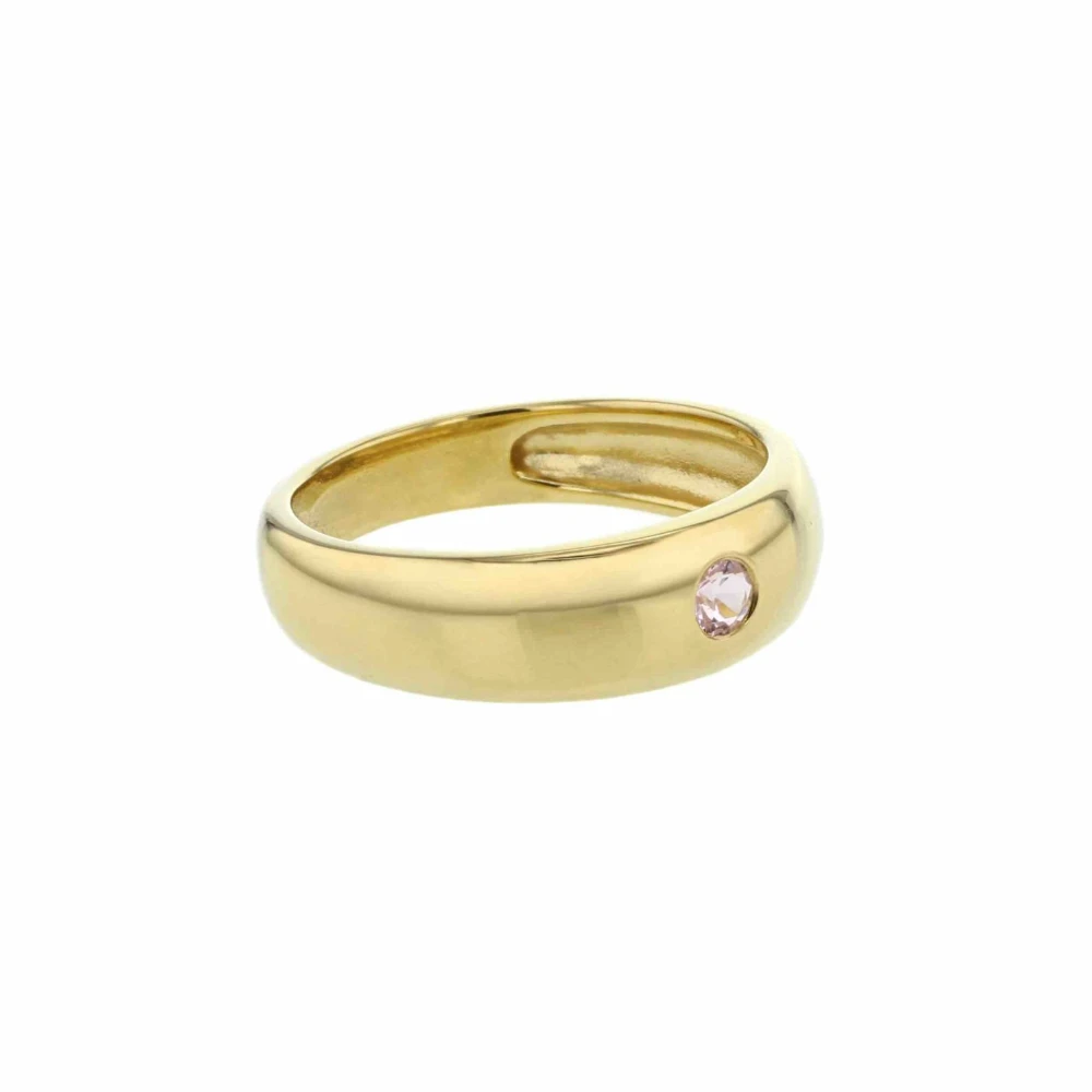 Gull Elements Ring med Rosa Stein | HASLA | Ringer | Miinto.no