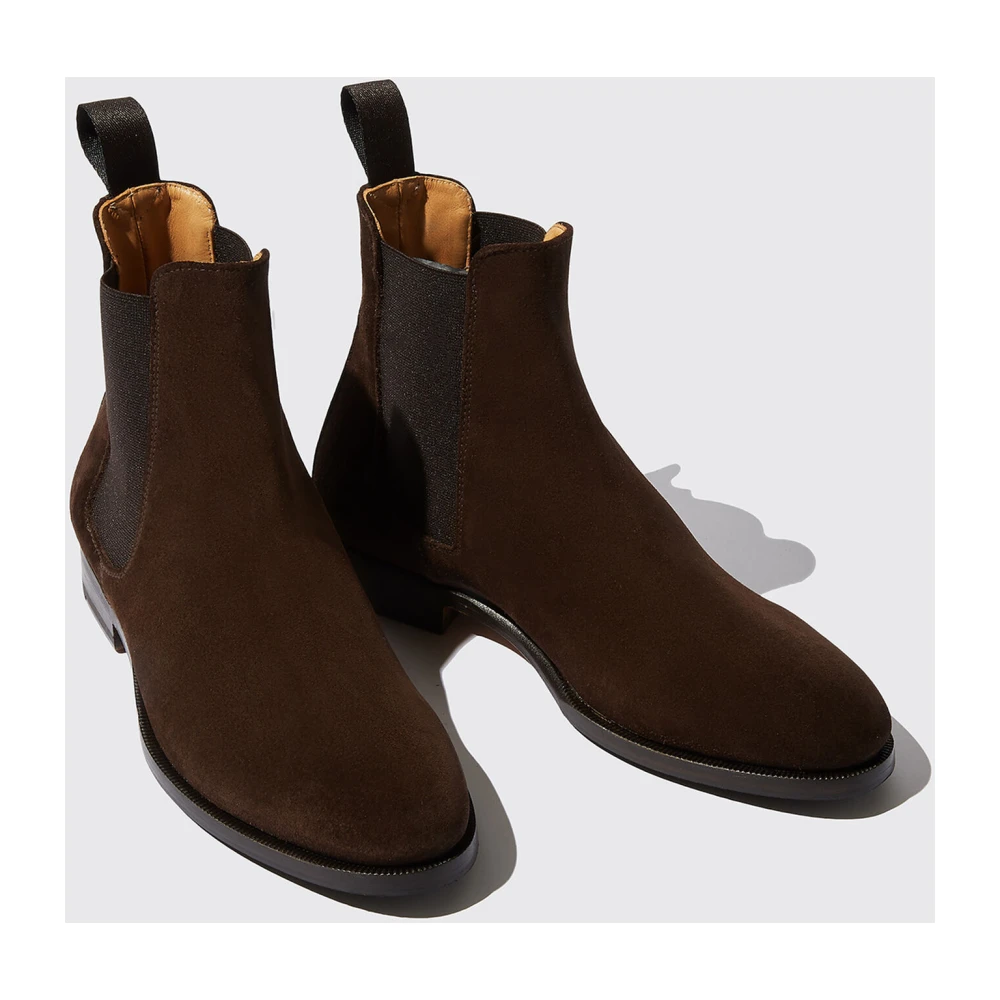 Scarosso Donkerbruine Suède Chelsea Boots Brown Dames - Schoenen.nl Scarosso Donkerbruine Suède Chelsea Boots Brown Dames - Schoenen.nl