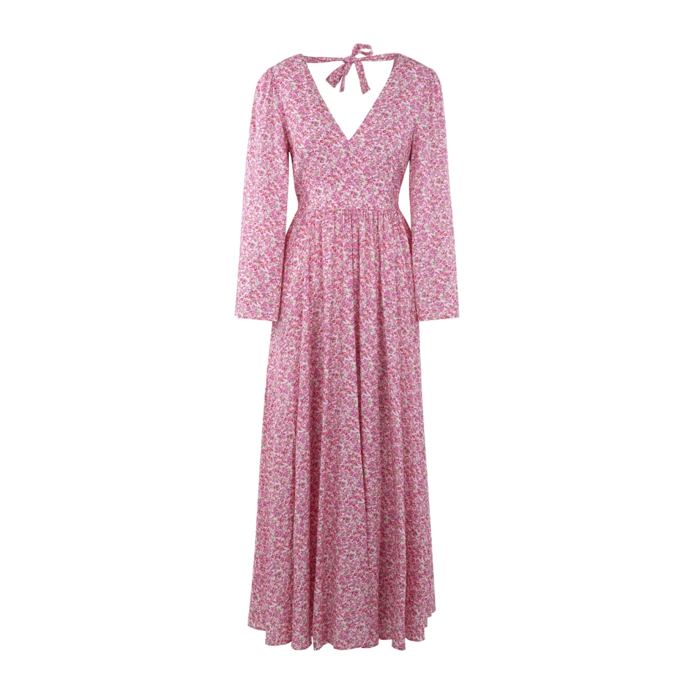 Rosa Blomstrete Maxikjole | Urban Pioneers | Dame | Miinto.no