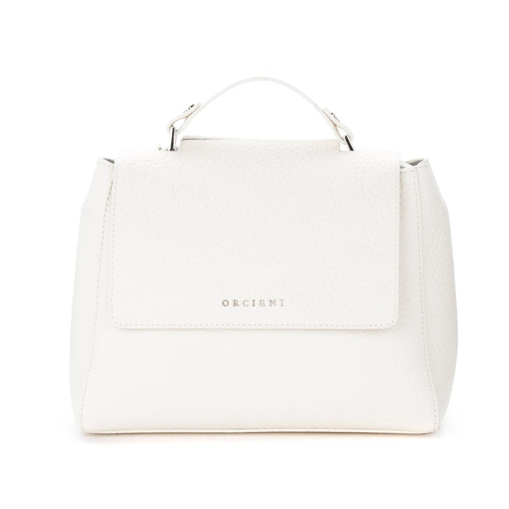 Witte Soft Small Leren Handtas | Orciani | Dames | Miinto.be