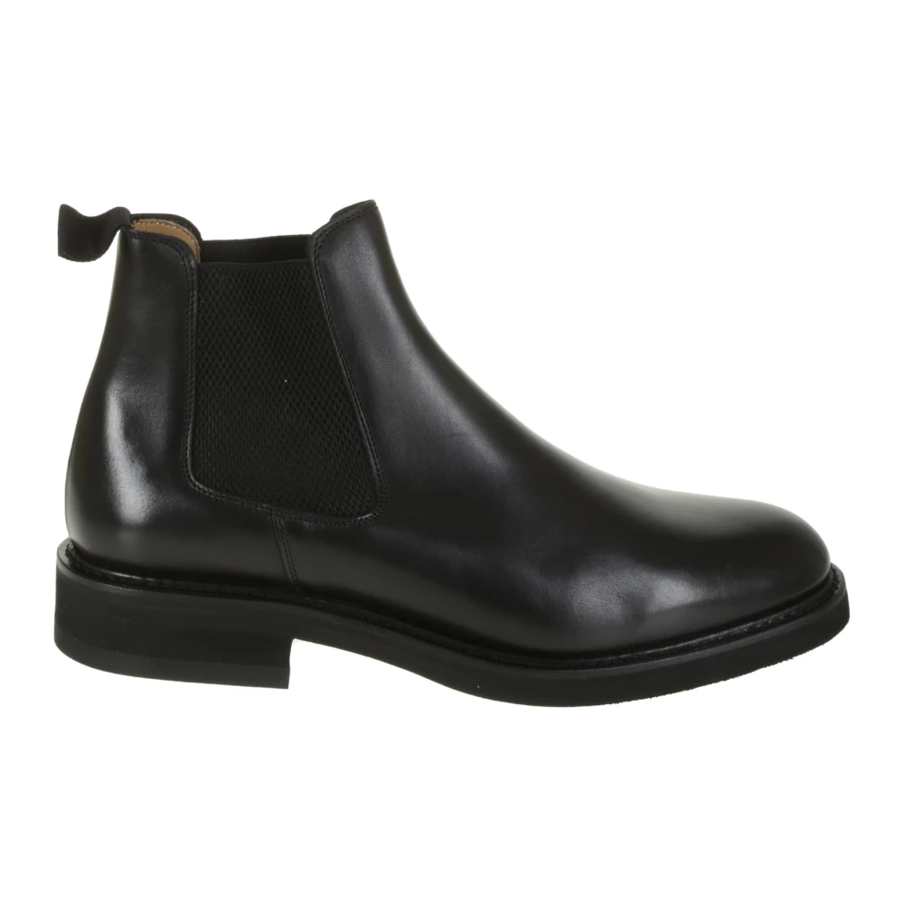 Black Leather Ankle Boot | Berwick | Chelsea Boots | Miinto