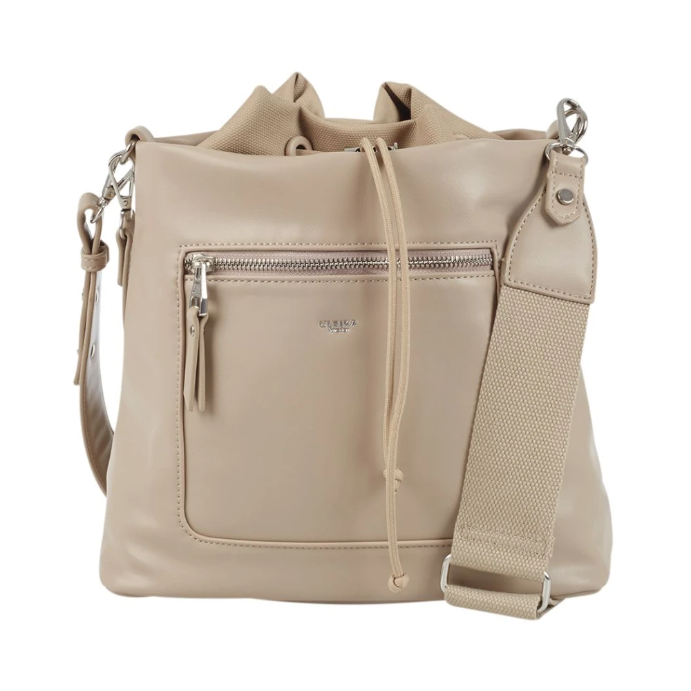 Ulrika Design Jute Veske - Taupe | Ulrika Design | Skuldervesker ...