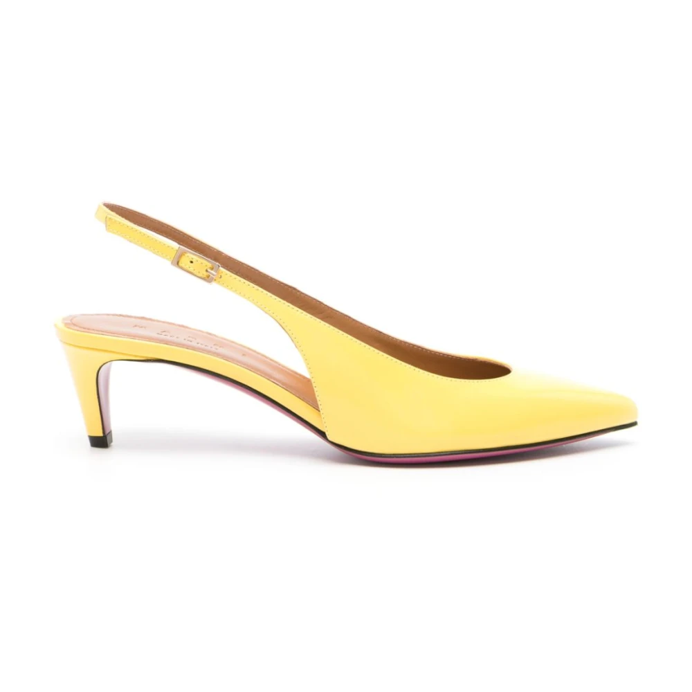 Gul Mid Hæl Slingback Strop | Marni | Pumps | Miinto.dk