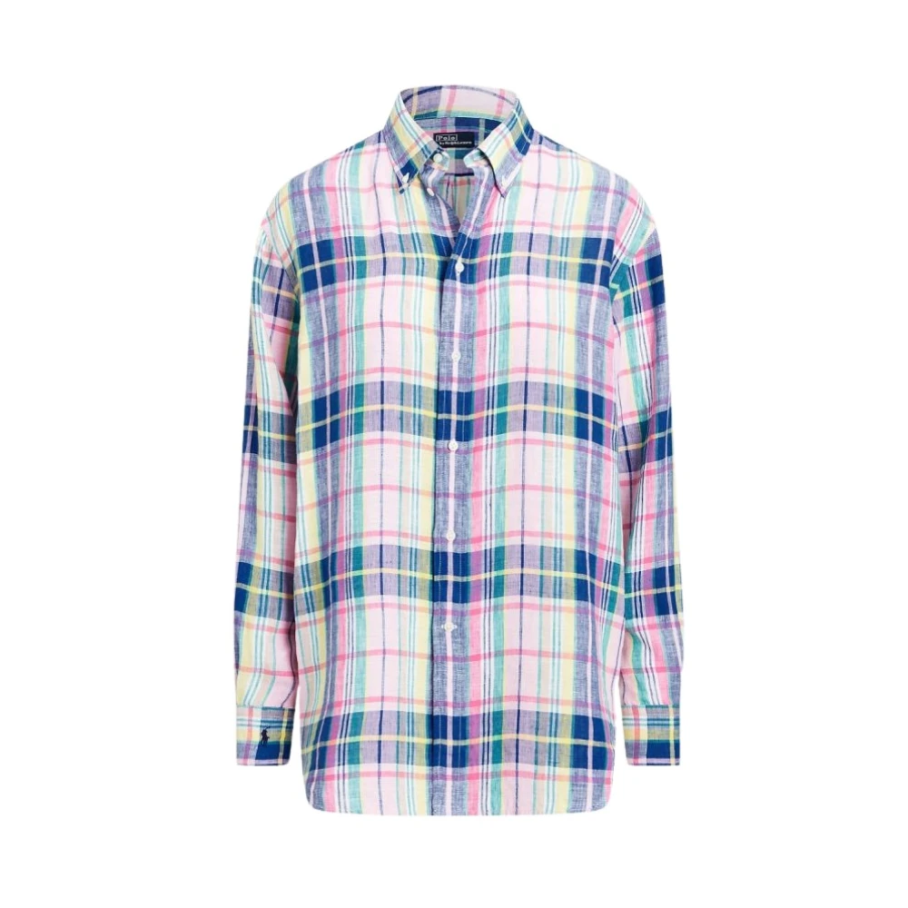 Multifarget Rutete Linskjorte | Ralph Lauren | Skjorter | Miinto.no