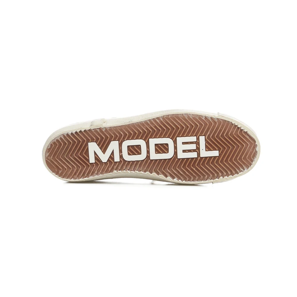 Philippe Model Logo Patch Sneakers White Heren - Schoenen.nl
