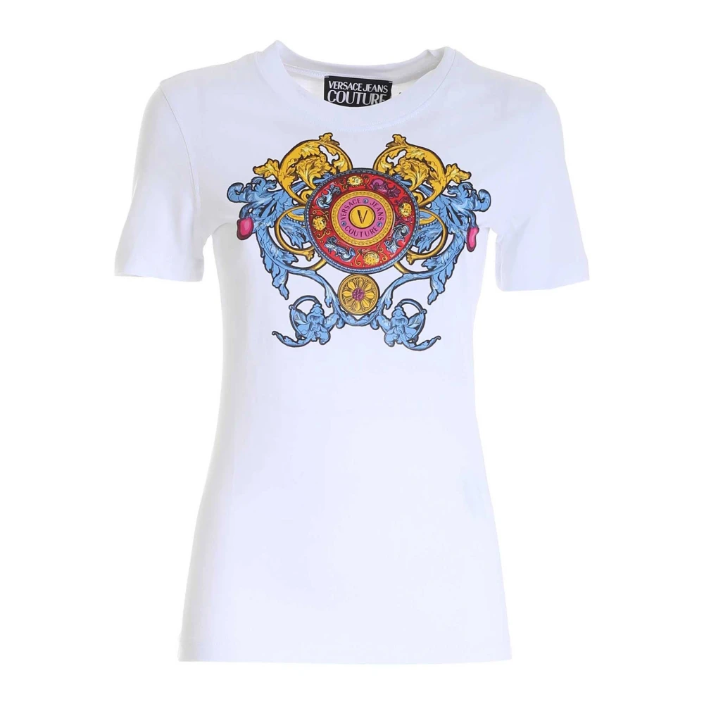 Regalia Logo Print T-Shirt | Versace Jeans Couture | T-shirts | Miinto.dk