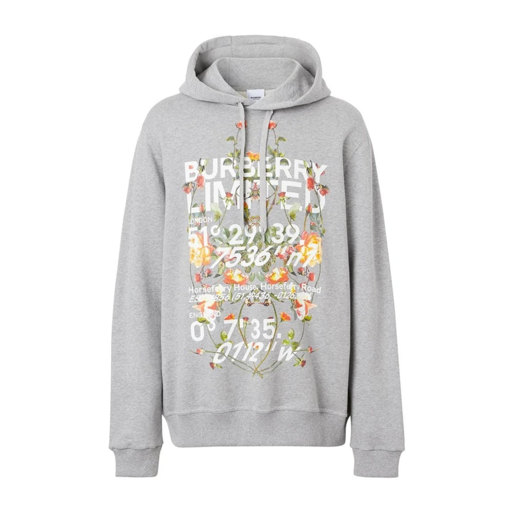 Grå Blomster Logo Genser | Burberry | Dame | Miinto.no