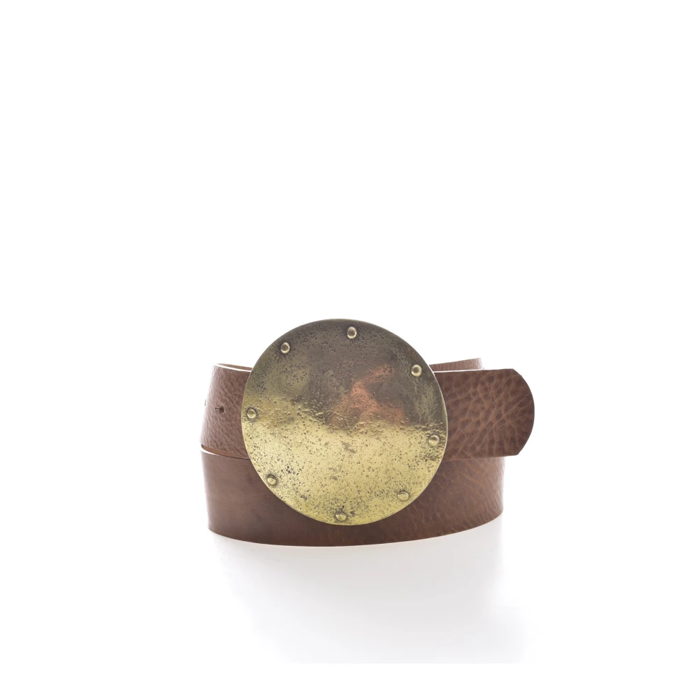 Læderbælte med stor spænde - Klassisk stil | VON DUTCH | Mand | Miinto.dk