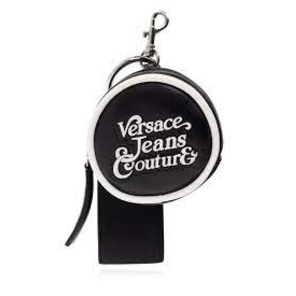 Sort Logo Bogstaver Nøglering | Versace Jeans Couture | Nøgleringe ...